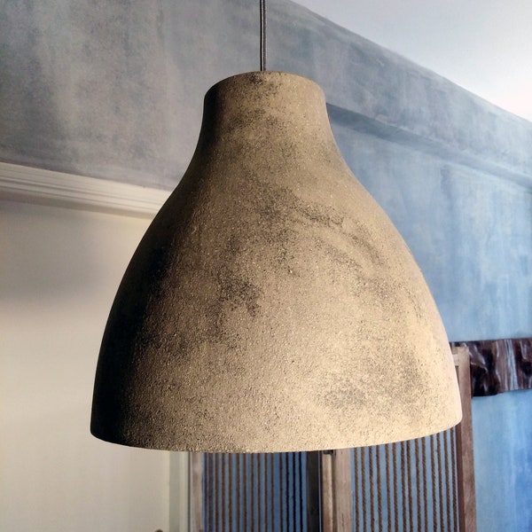 Concrete Pendant Light - Etsy