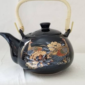 Tea Pot, Peacock Teapot, Tea, Vintage Tea, Teapot, Asian Tea, - Etsy