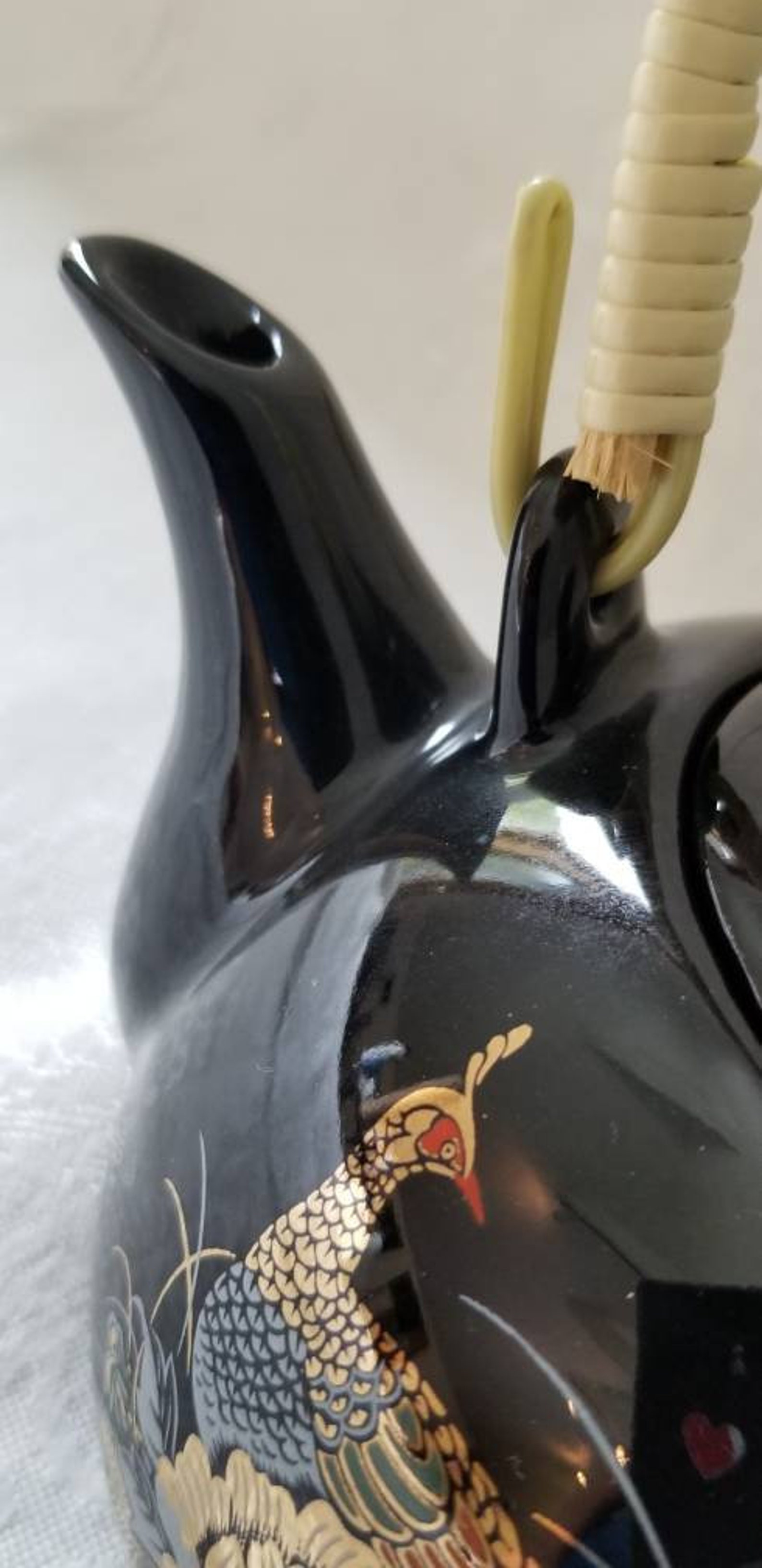 Tea Pot Peacock Teapot Tea Vintage Tea Teapot Asian Tea - Etsy