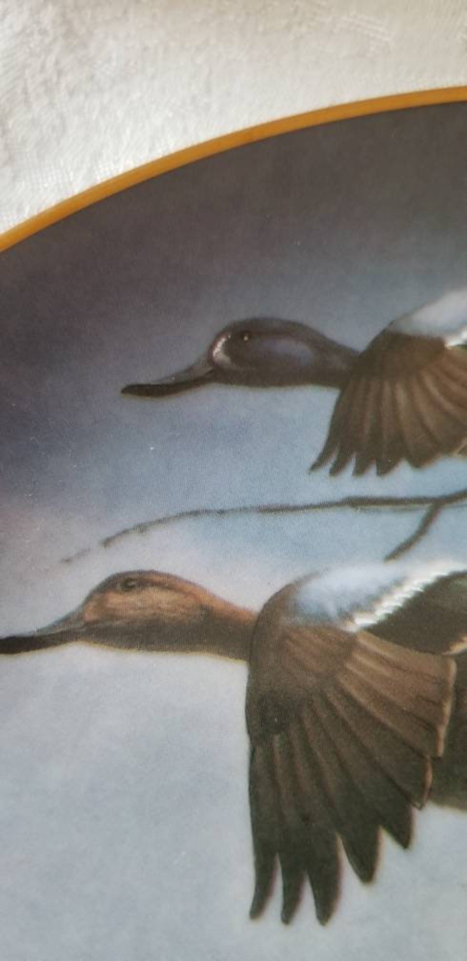 Misty Morning David Maass Plate Collection Ducks Duck | Etsy