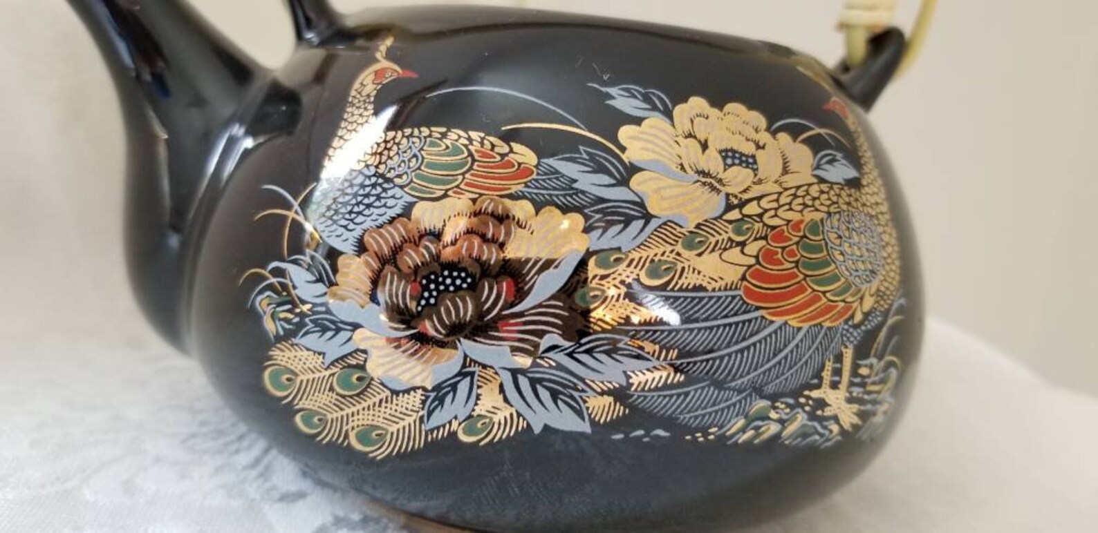 Tea Pot Peacock Teapot Tea Vintage Tea Teapot Asian Tea - Etsy