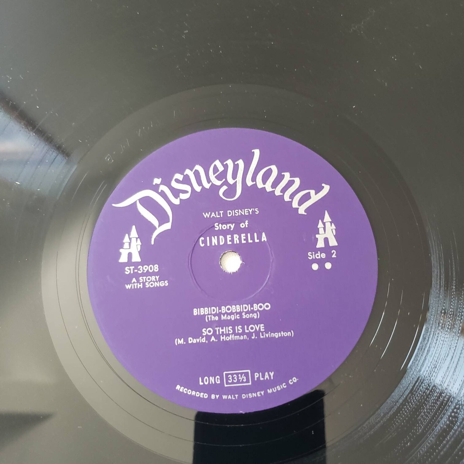 Cinderella WALT Disney Vintage LP Record Collection | Etsy