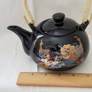 Tea Pot, Peacock Teapot, Tea, Vintage Tea, Teapot, Asian Tea, - Etsy