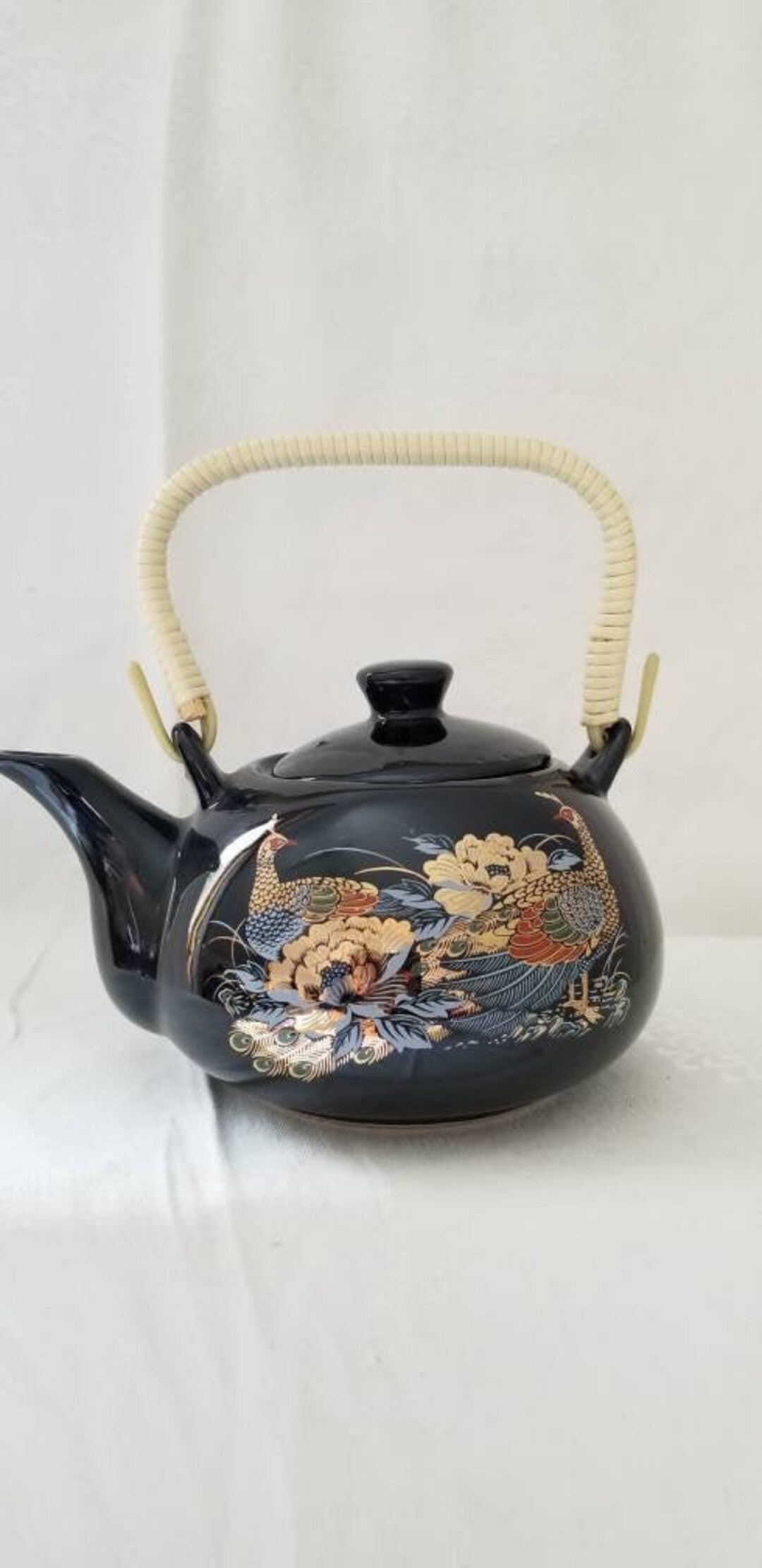 Tea Pot, Peacock Teapot, Tea, Vintage Tea, Teapot, Asian Tea, - Etsy