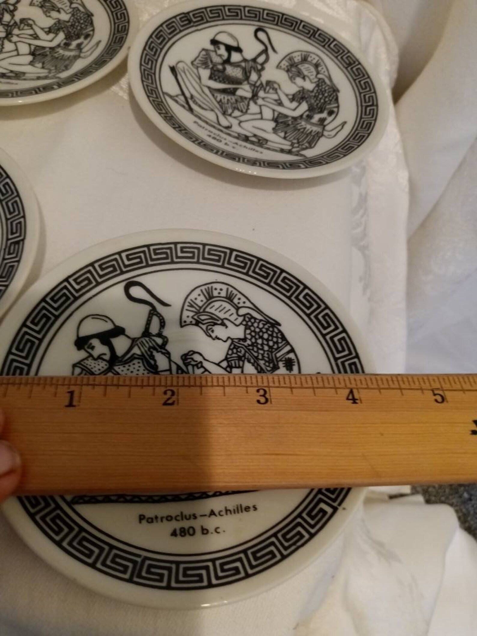 Plates Vintage Plate Desert Plate Greek Plate Greek - Etsy