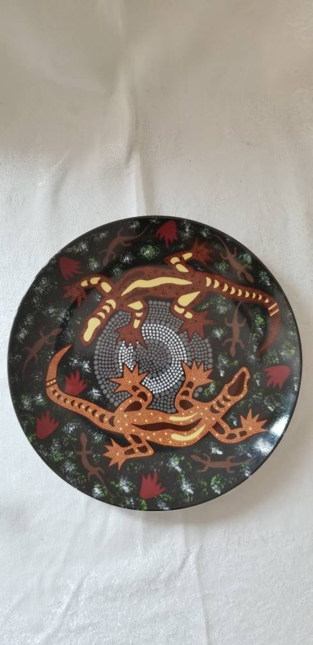 Aboriginal Art, Collectables Plate, 1994, Australian Art, Worimi ...