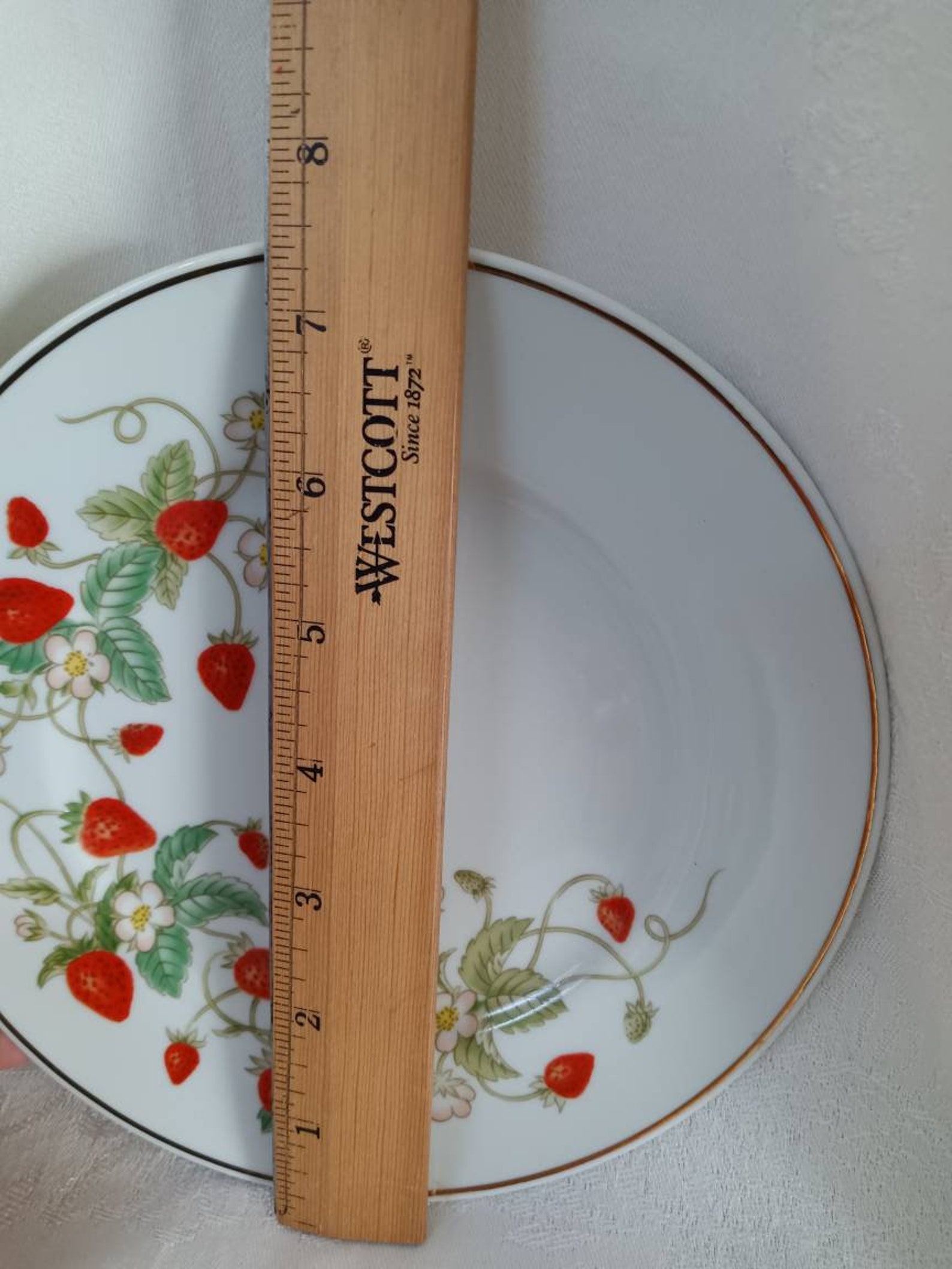 Avon Collectables Vintage Plate Avon Plate Strawberry - Etsy