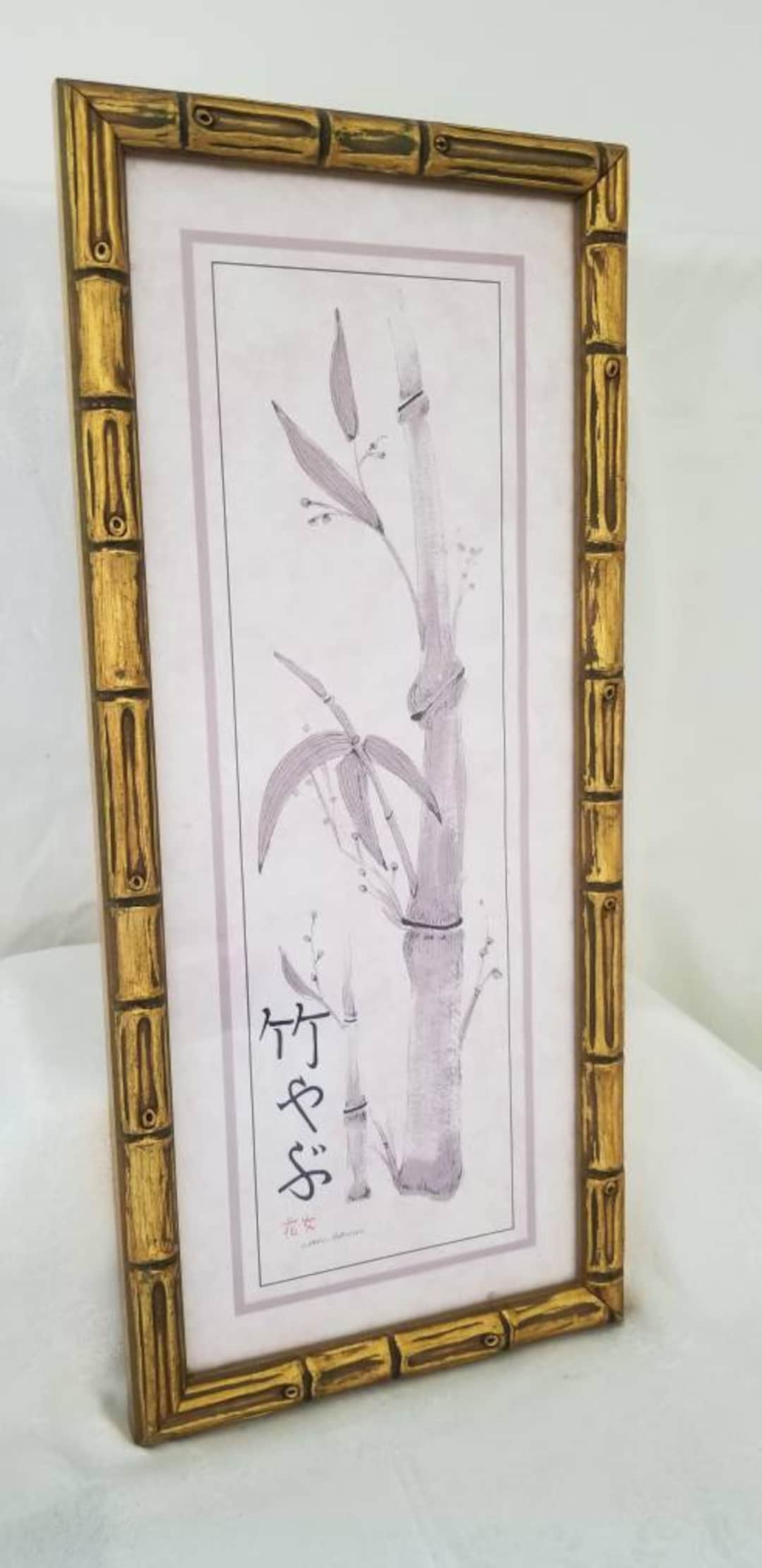 Carol Robinson, 1998 Lithograph, Print, Art, Bamboo, Artwork, Framed ...