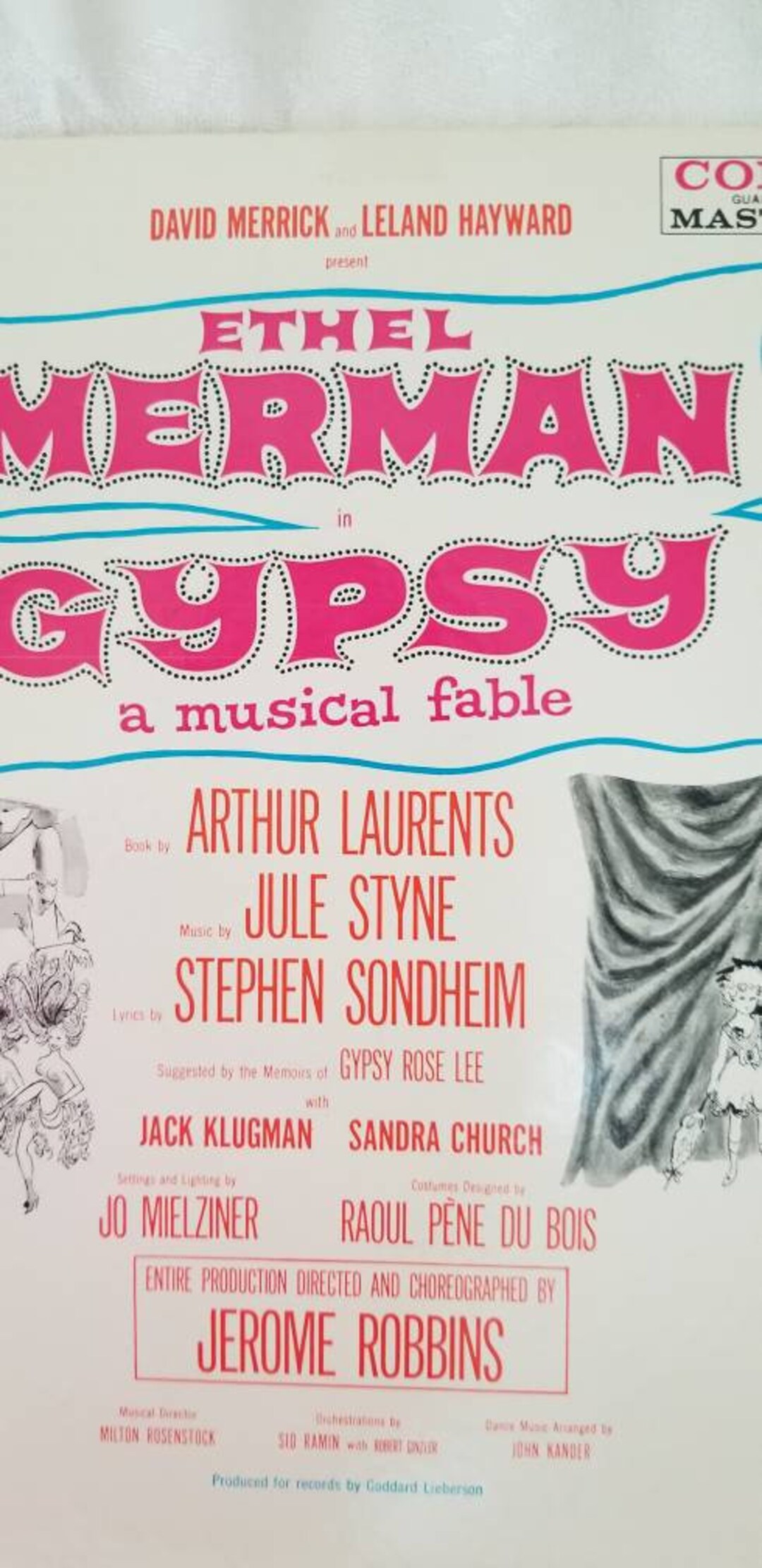 Gypsy, Vintage LP, Ethel Merman, Album, Vintage Collection, Musical ...