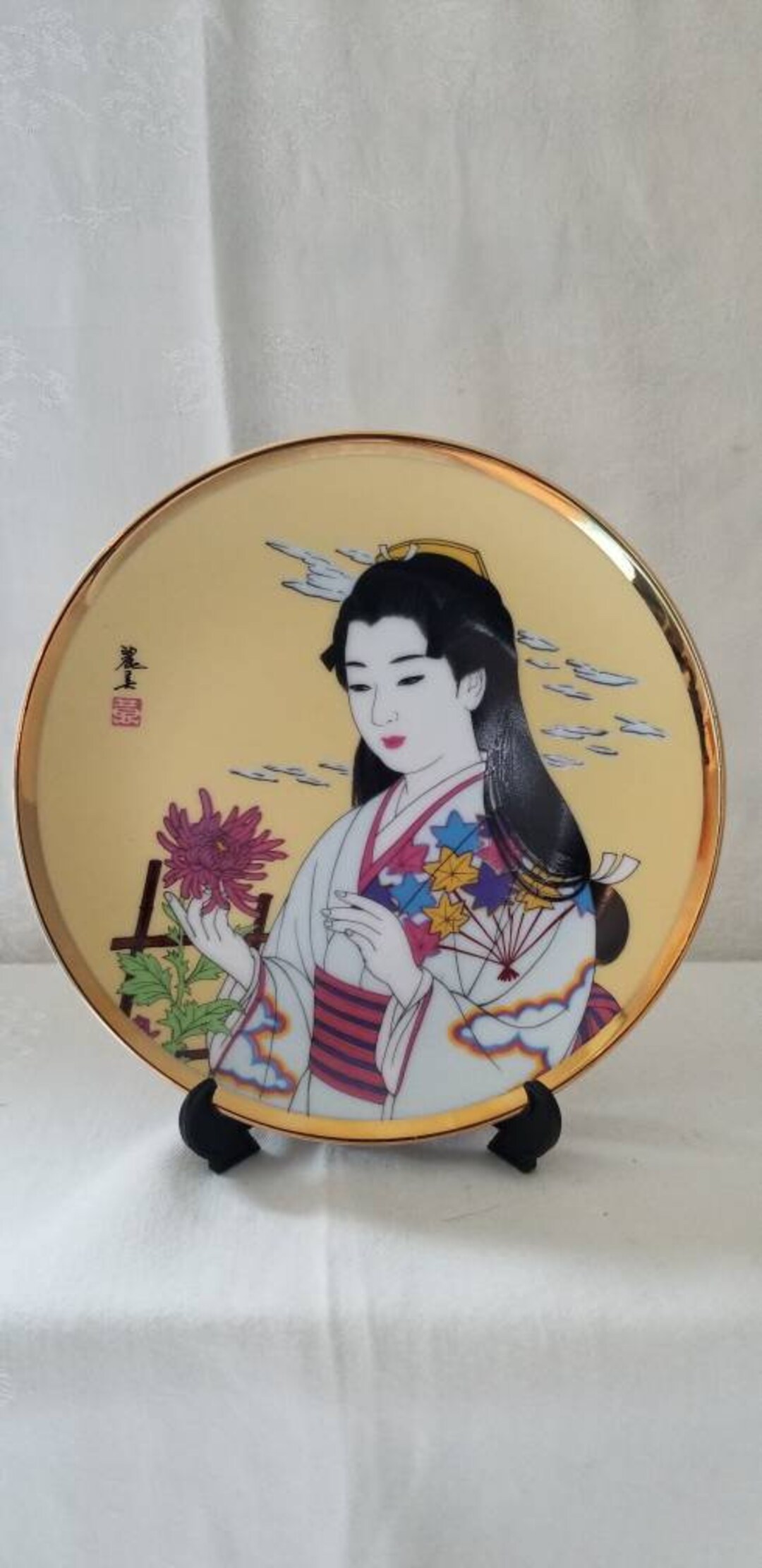 Vintage Plate, Plate Collection, Asian Plate, Porcelain Plates, ASIAN ...