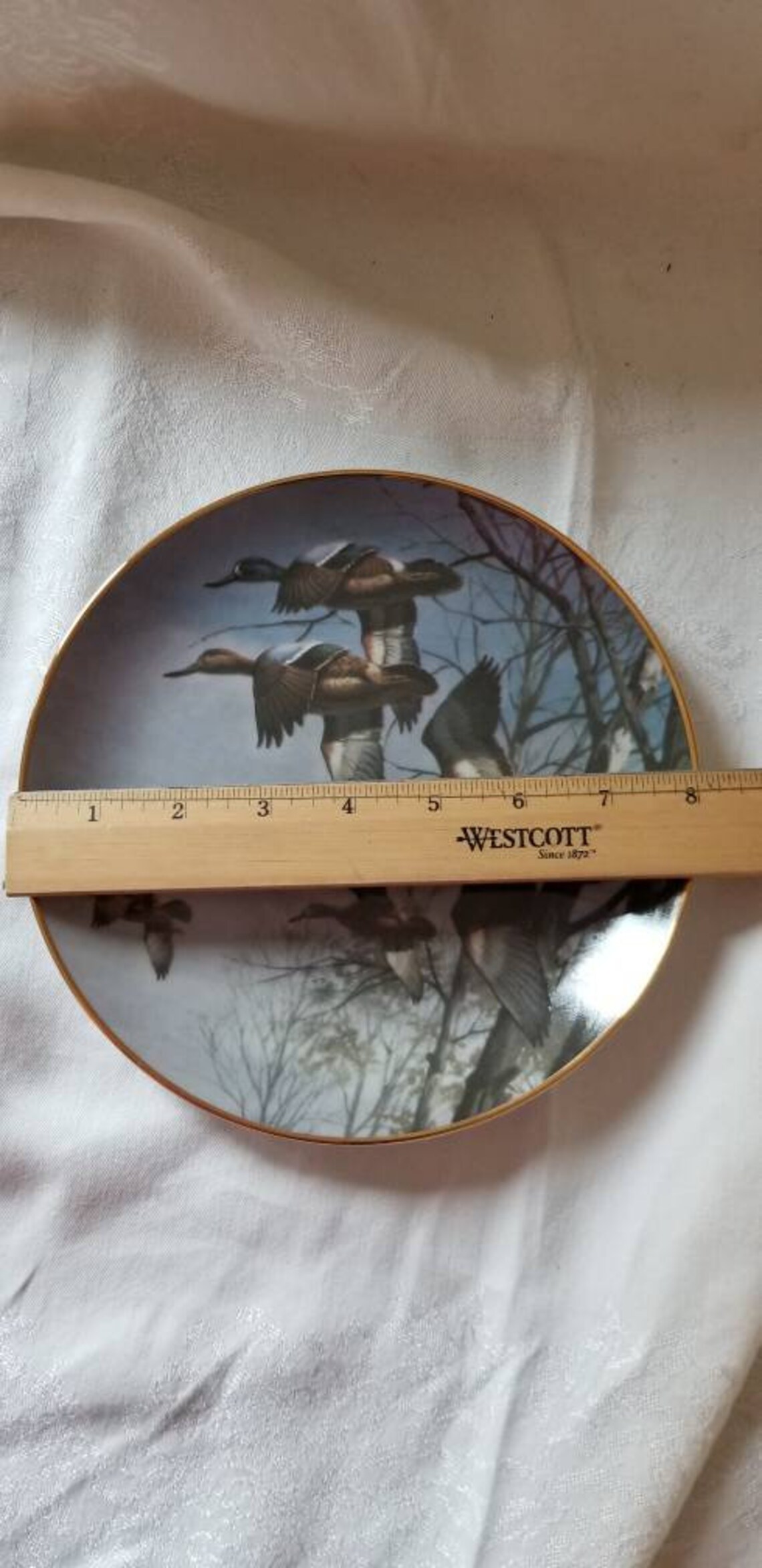 Misty Morning David Maass Plate Collection Ducks Duck | Etsy