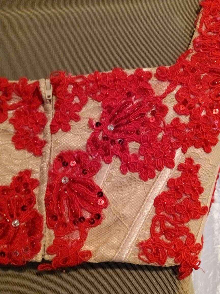 Bustier Mc Duggal Designer Bustier Crop Top Lingerie - Etsy