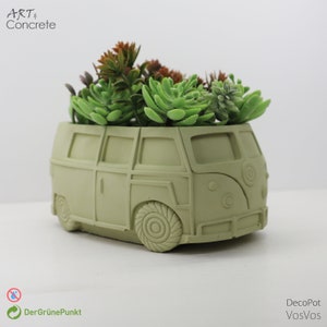 Kleiner Flower Pot Retro Bus - Raysin - Home Deco - Stück . Piece - Etsy