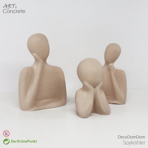Family Figures Set - Mother, Father, Child - Sculpture Set - Statue ...