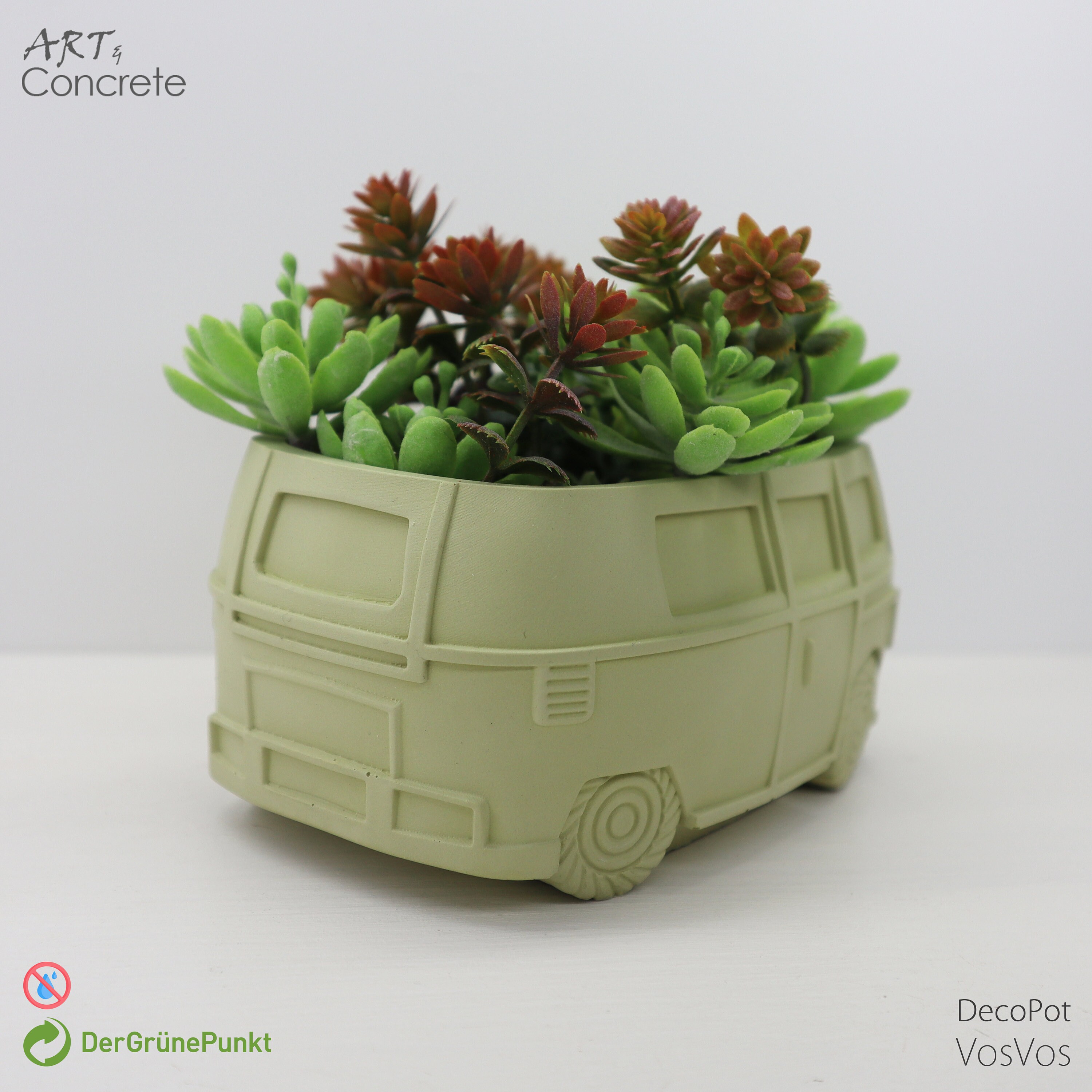 Kleiner Flower Pot Retro Bus - Raysin - Home Deco - Stück . Piece - Etsy