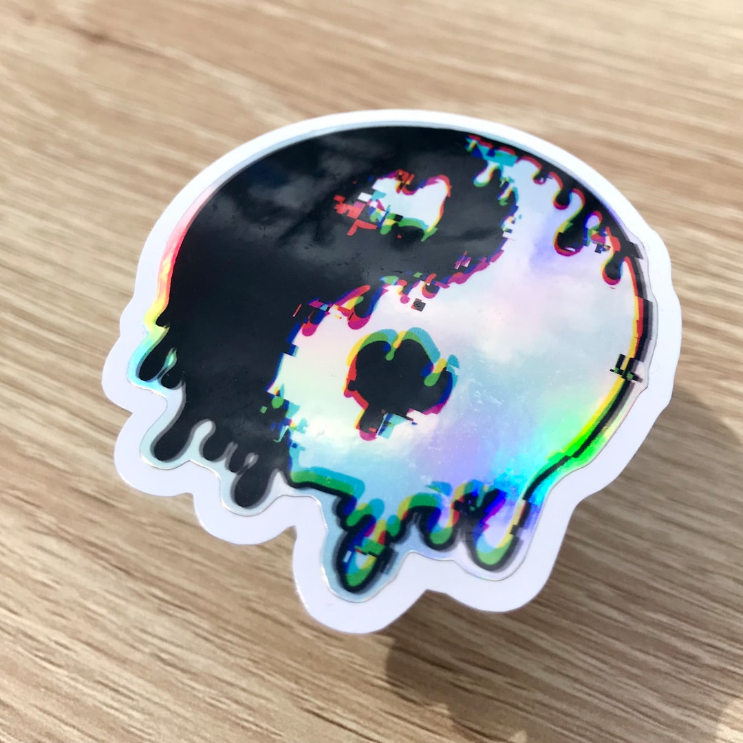 Yin Yang Sticker Vaporwave Sticker Holographic Sticker Ying - Etsy