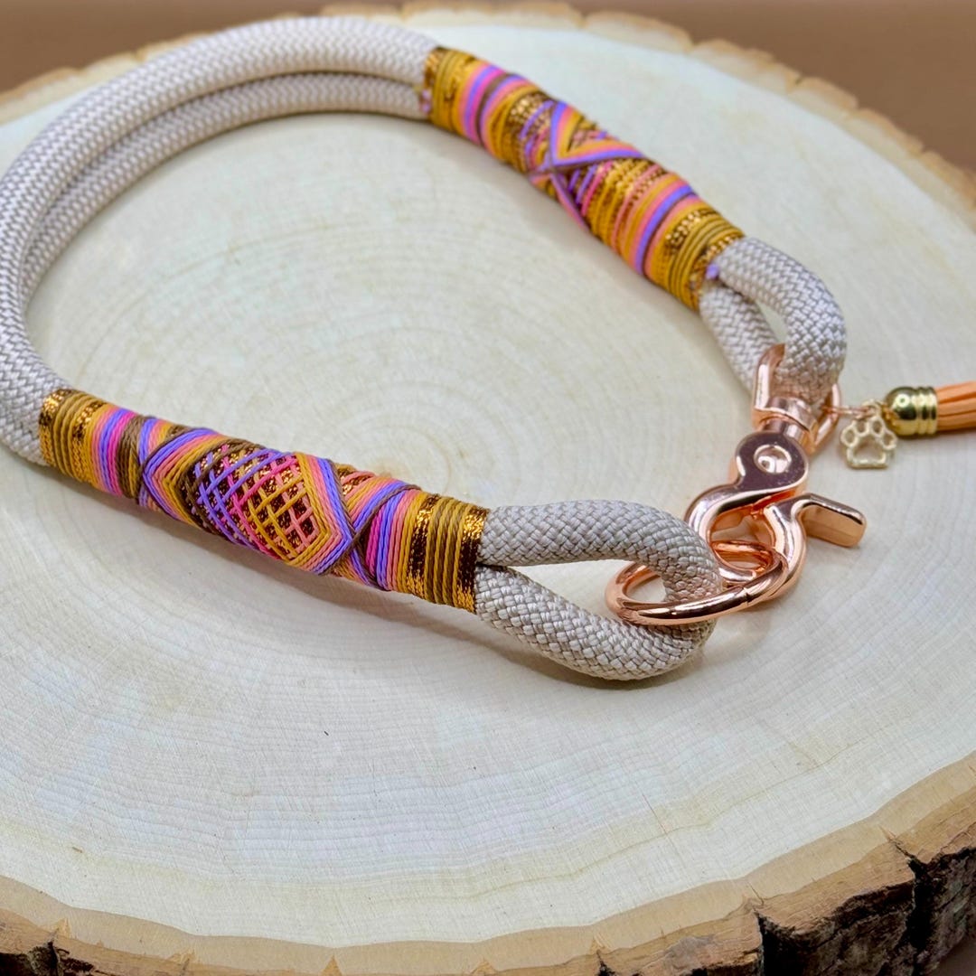 Wutz Gradient Whipping Add-on: 10mm Paracord Dog Collar or Leash - Etsy