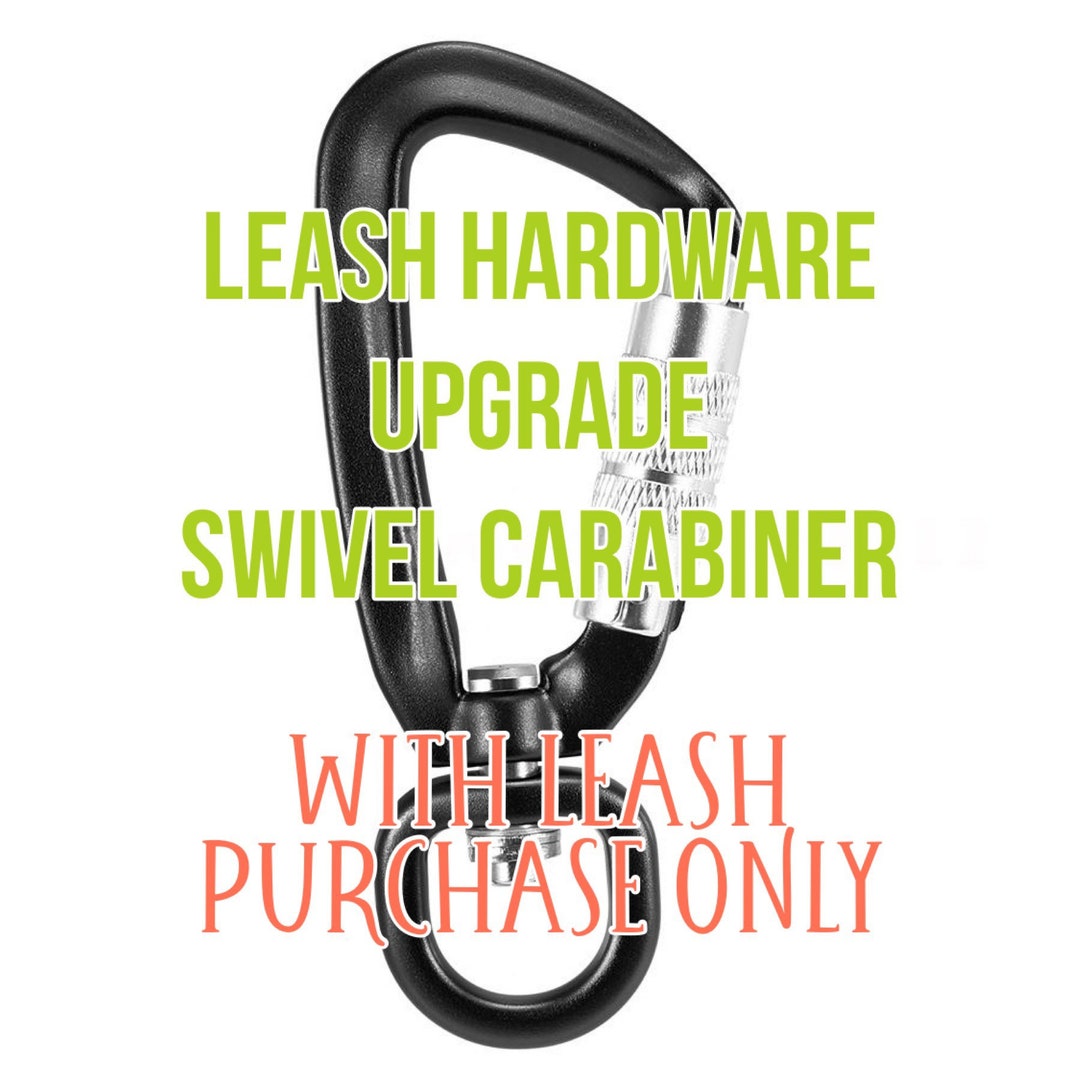 Swivel Carabiner Hardware Upgrade for Any 10mm Rope Leash - Etsy