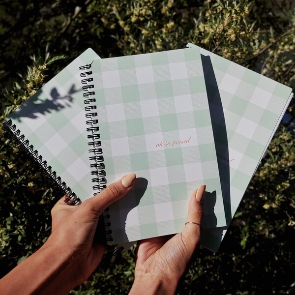 Preppy Notebook - Etsy