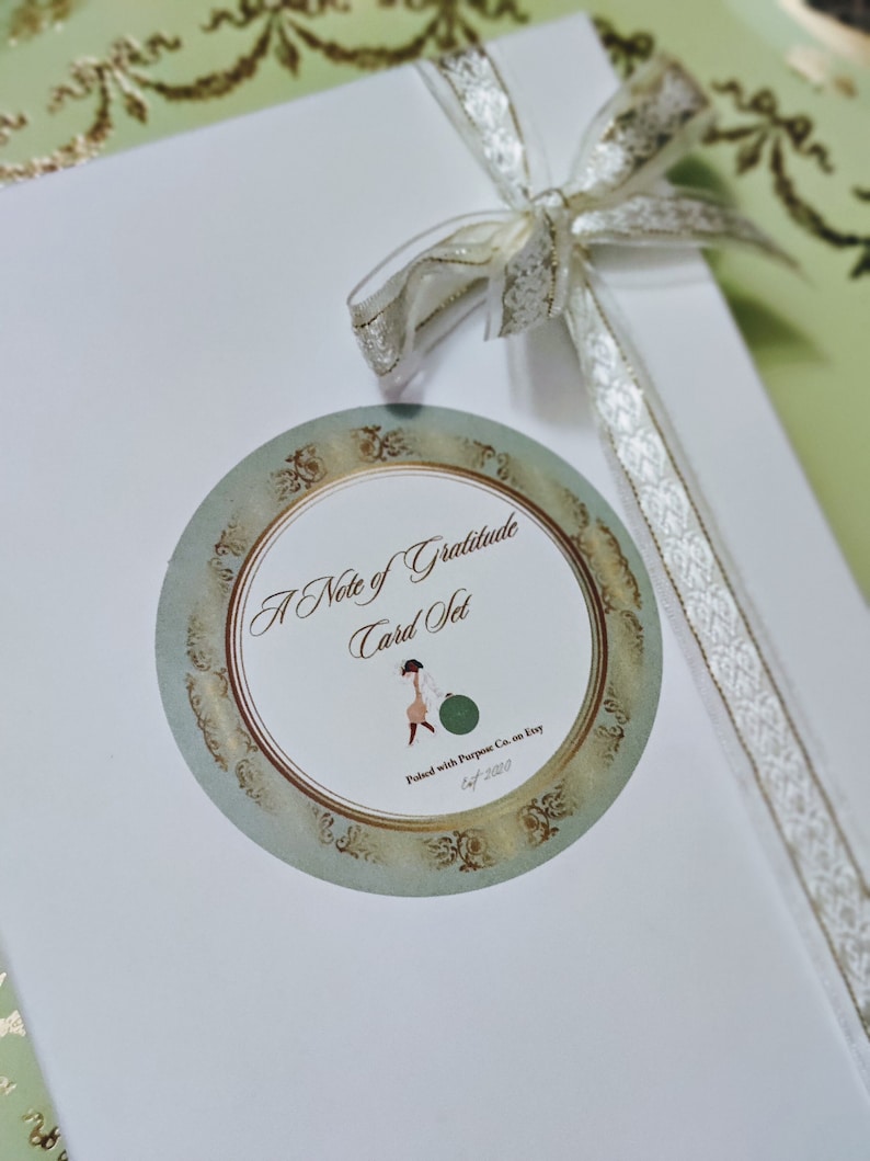 Cards, Thank You Cards, Notes, Note of Gratitude, Card Sets Note of ...