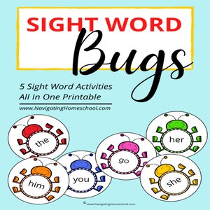 Sight Word Practice Printables - Games - Spelling - Flash Cards ...