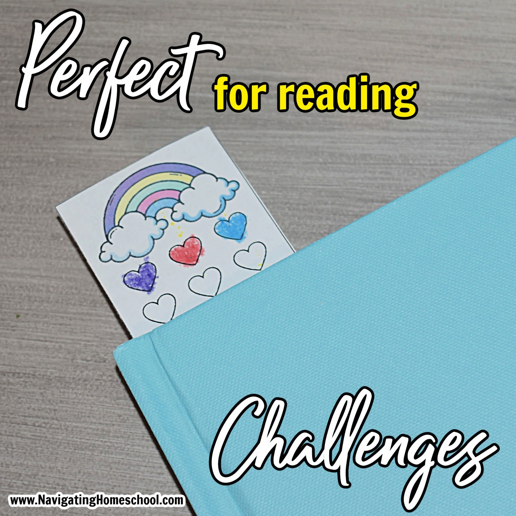 Reading Log Bookmarks Printable for Kids - Rainbow/spring Themed - Etsy
