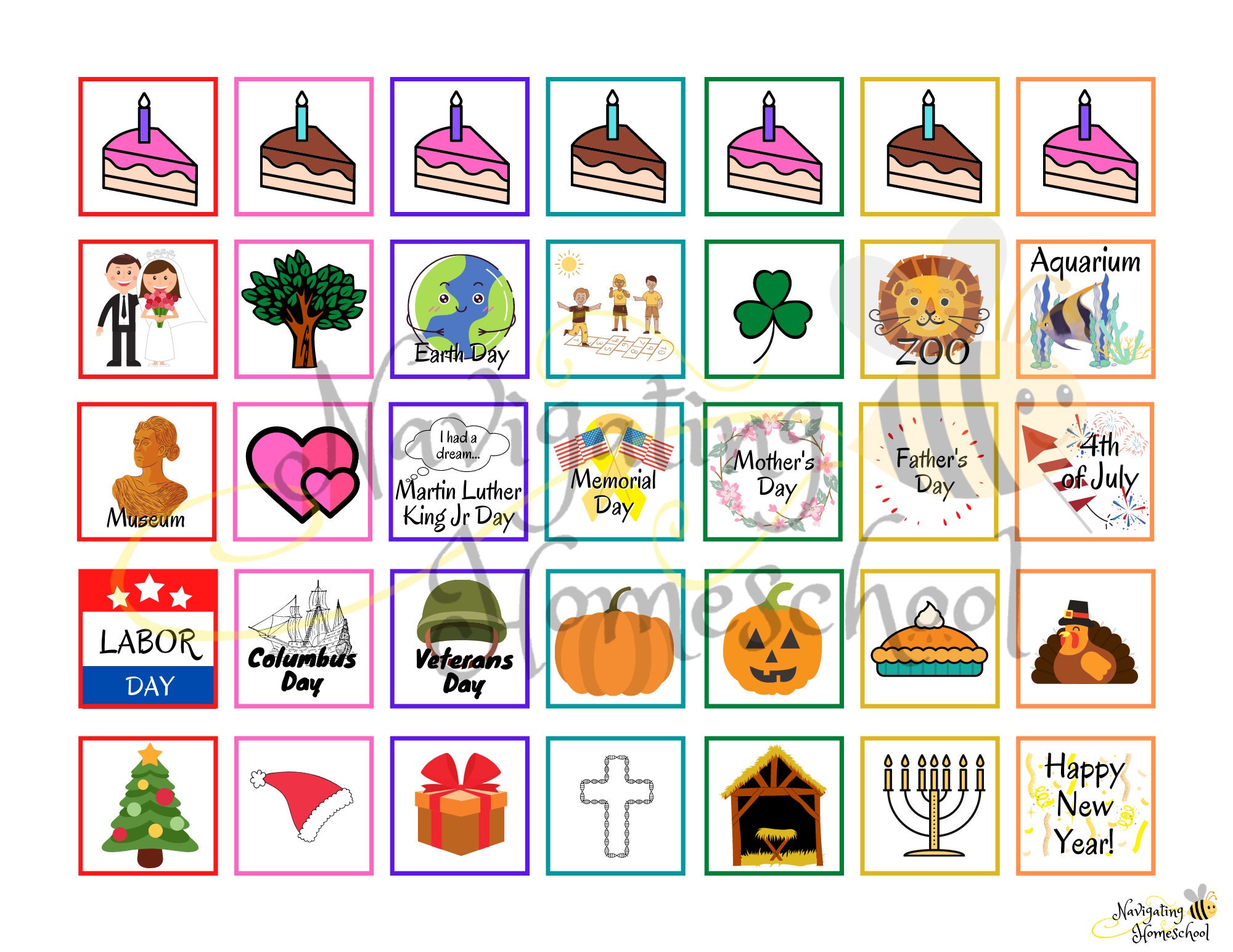 Daily Kids Calendar, Weather, and Days of the Week Printable - Morning ...