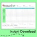 Individual Student Homeschool Attendance Record - Tracker - Sheet - Log ...