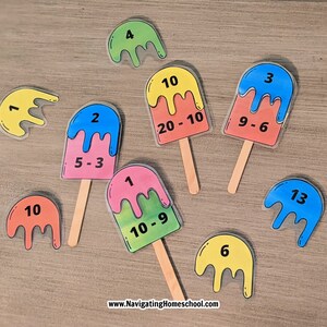 Addition Subtraction Math Activity Printable - Kindergarten 1st Grade ...