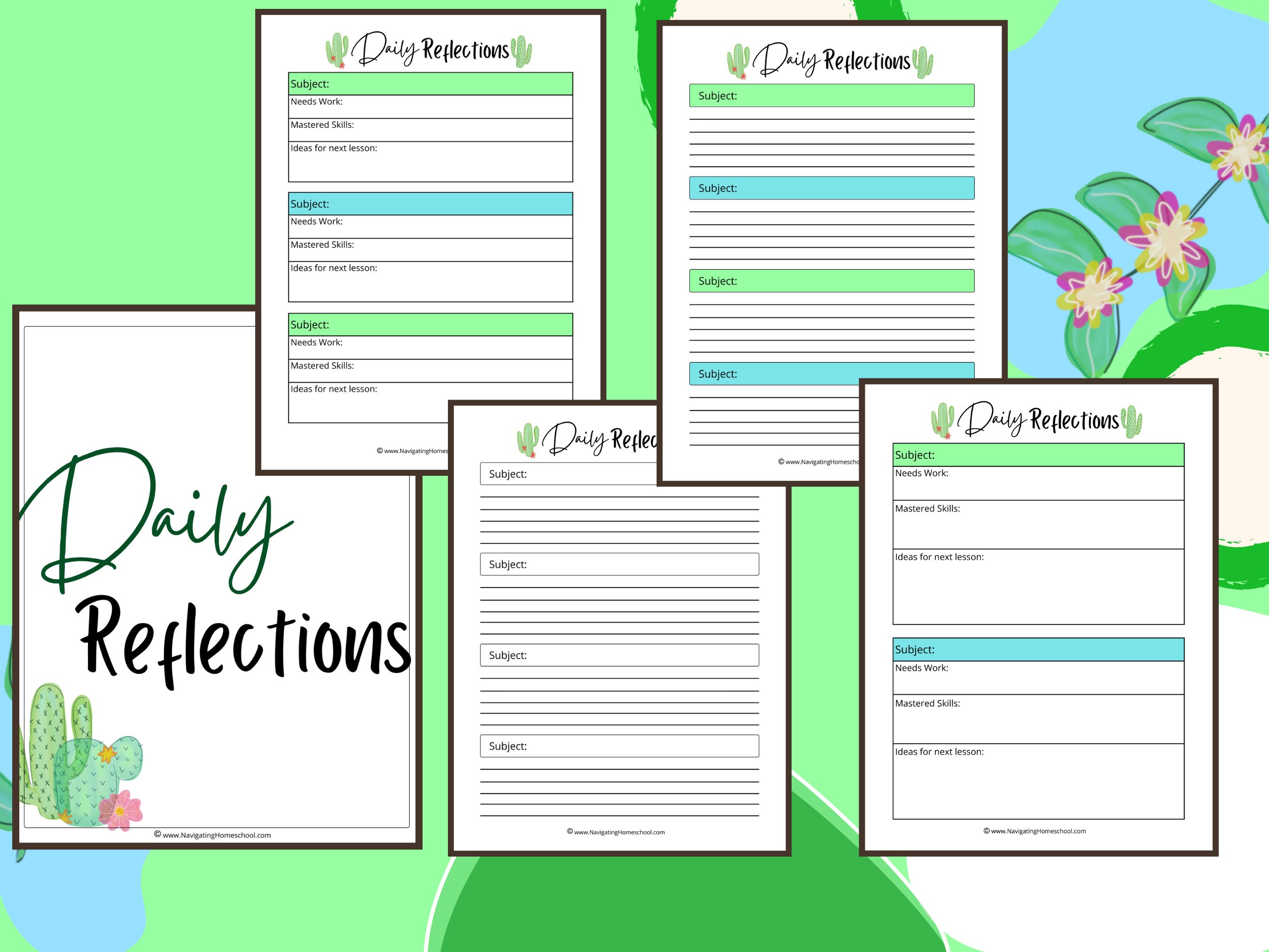 Homeschool Undated Planner Printable Homeschool Schedule - Etsy