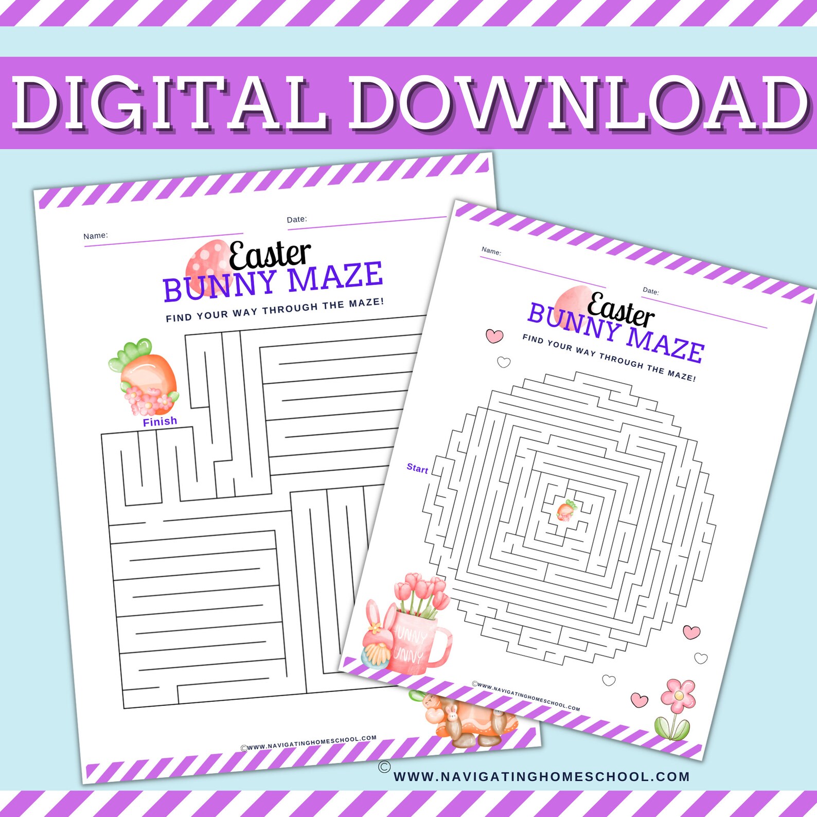 Easter Activity Sheets Packet, Word Searches, Cross Word, Coloring ...