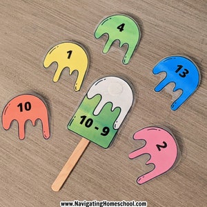 Addition Subtraction Math Activity Printable - Kindergarten 1st Grade ...