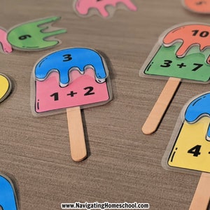 Addition Practice Printable - Addition Game - Math Activities ...