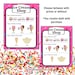 Ice Cream Play Menu, Ice Cream Store Menu, Pretend Play Food Printable ...