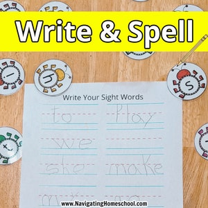 Sight Word Practice Printables - Games - Spelling - Flash Cards ...