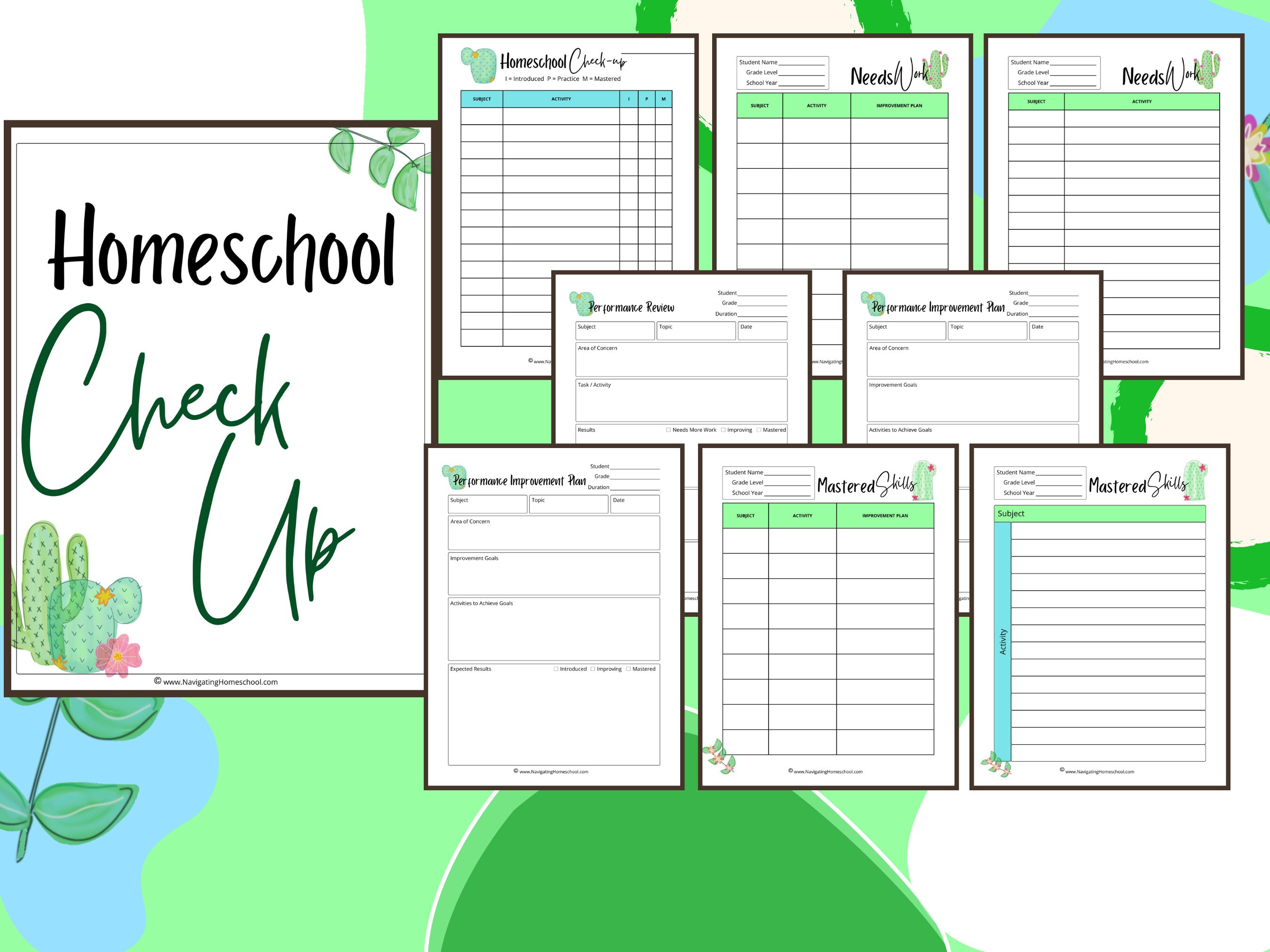 Homeschool Undated Planner Printable Homeschool Schedule - Etsy