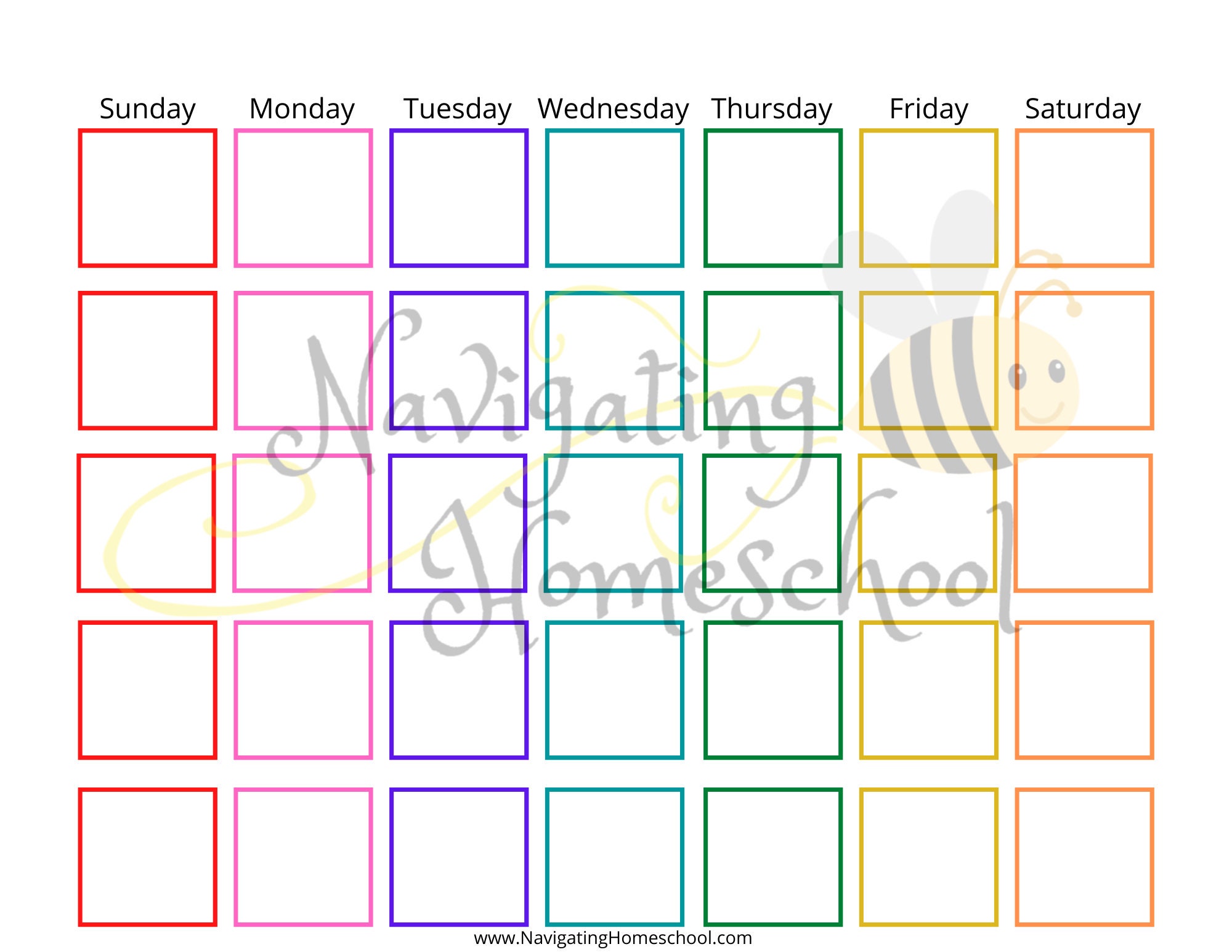 Daily Kids Calendar, Weather, and Days of the Week Printable - Morning ...