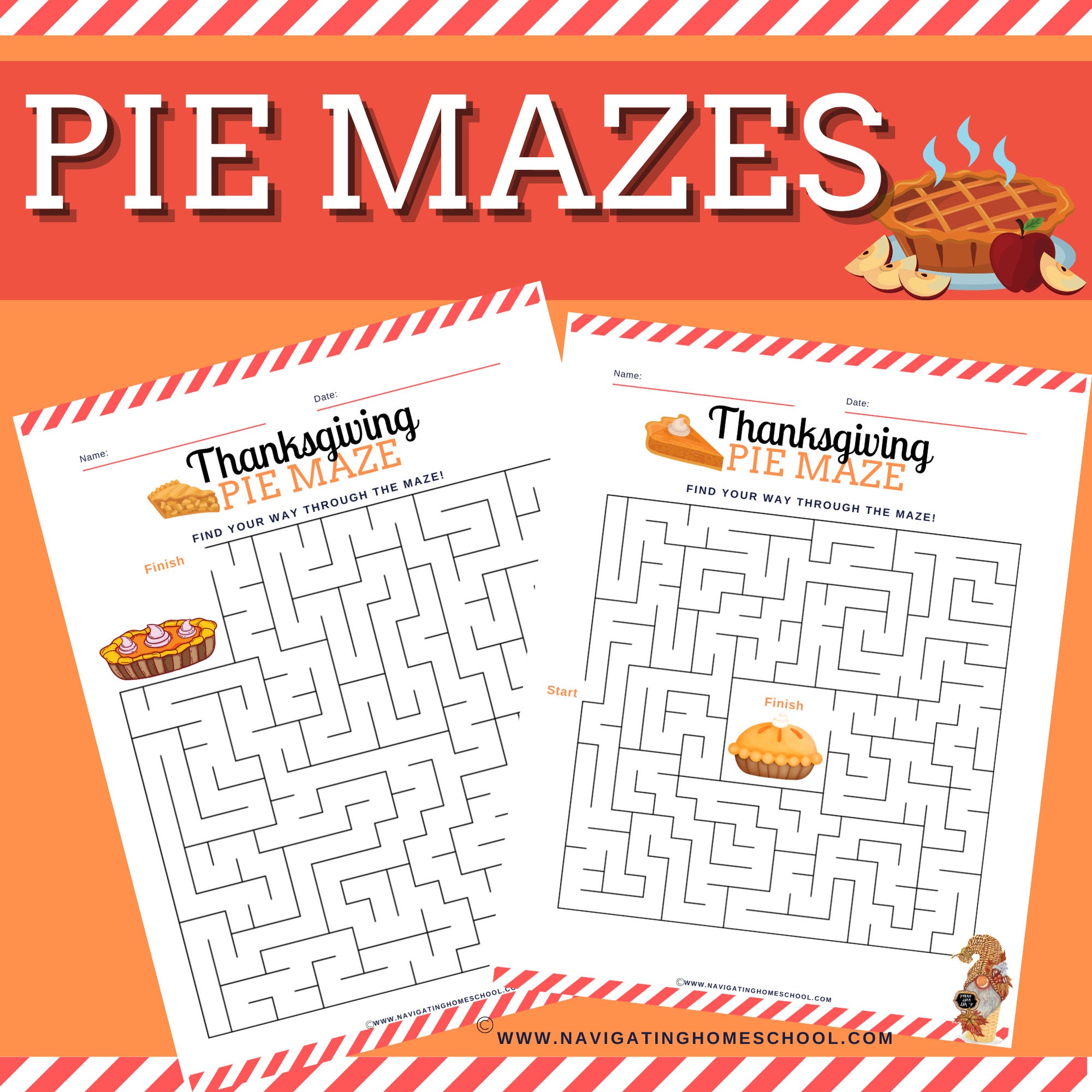 Thanksgiving Activity Packet Printable, Word Search, Crossword Puzzle ...