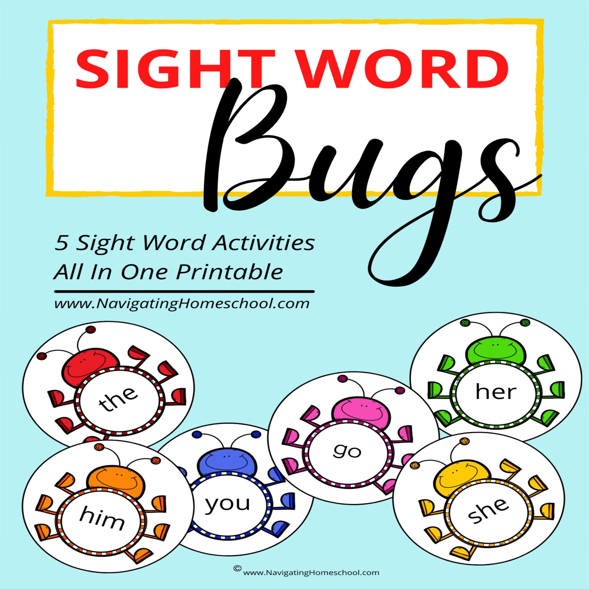 Sight Word Practice Printables - Games - Spelling - Flash Cards ...
