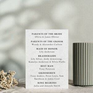 Wedding Program Template Canva, Wedding Program Template Download ...