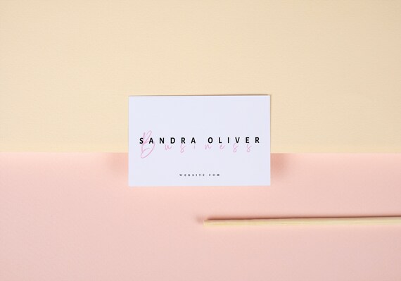 Business Card Template DIY Calling Card Editable Business - Etsy