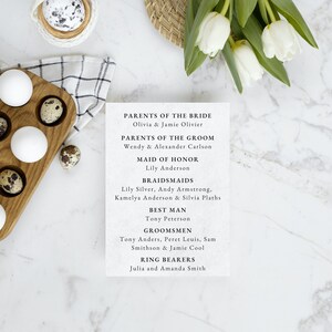 Wedding Program Template Canva, Wedding Program Template Download ...