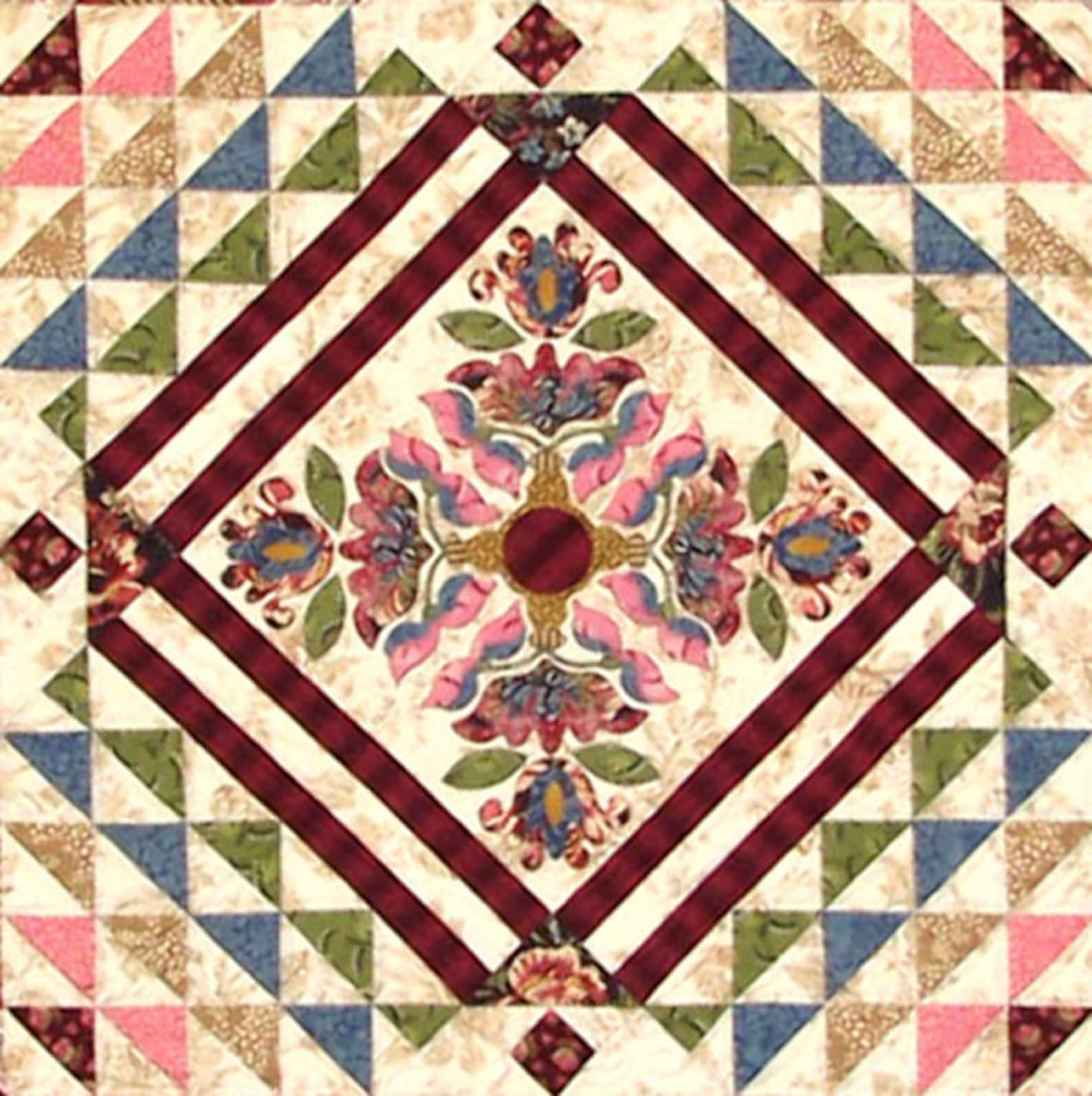 Floral Abundance Quilt Pattern - Etsy