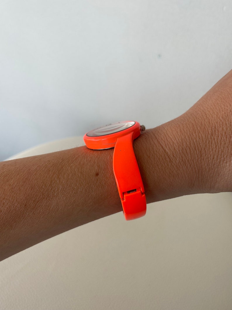 Vintage 90s Postmodern Wavy Metal Watch - Etsy