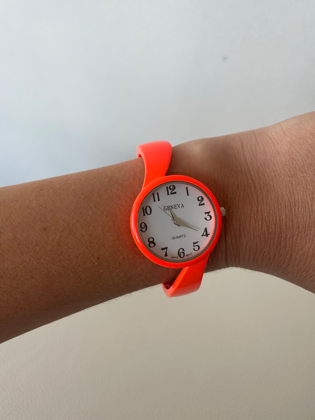 Vintage 90s Postmodern Wavy Metal Watch - Etsy