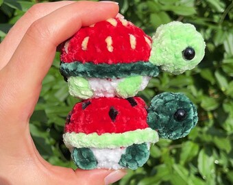 Crochet Turtle Fruit Pattern - Etsy