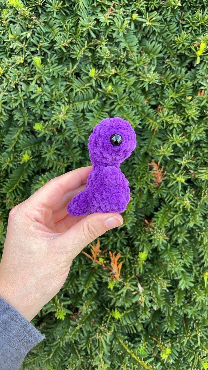 Dinosaur Pocket Pal Crochet Patterns - Mini T-rex, Stegosaurus, and ...