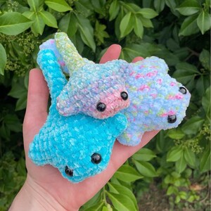 Mini Crochet Stingray Pattern, No Sew, Quick Make - Etsy