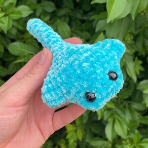 Mini Crochet Stingray Pattern, No Sew, Quick Make - Etsy
