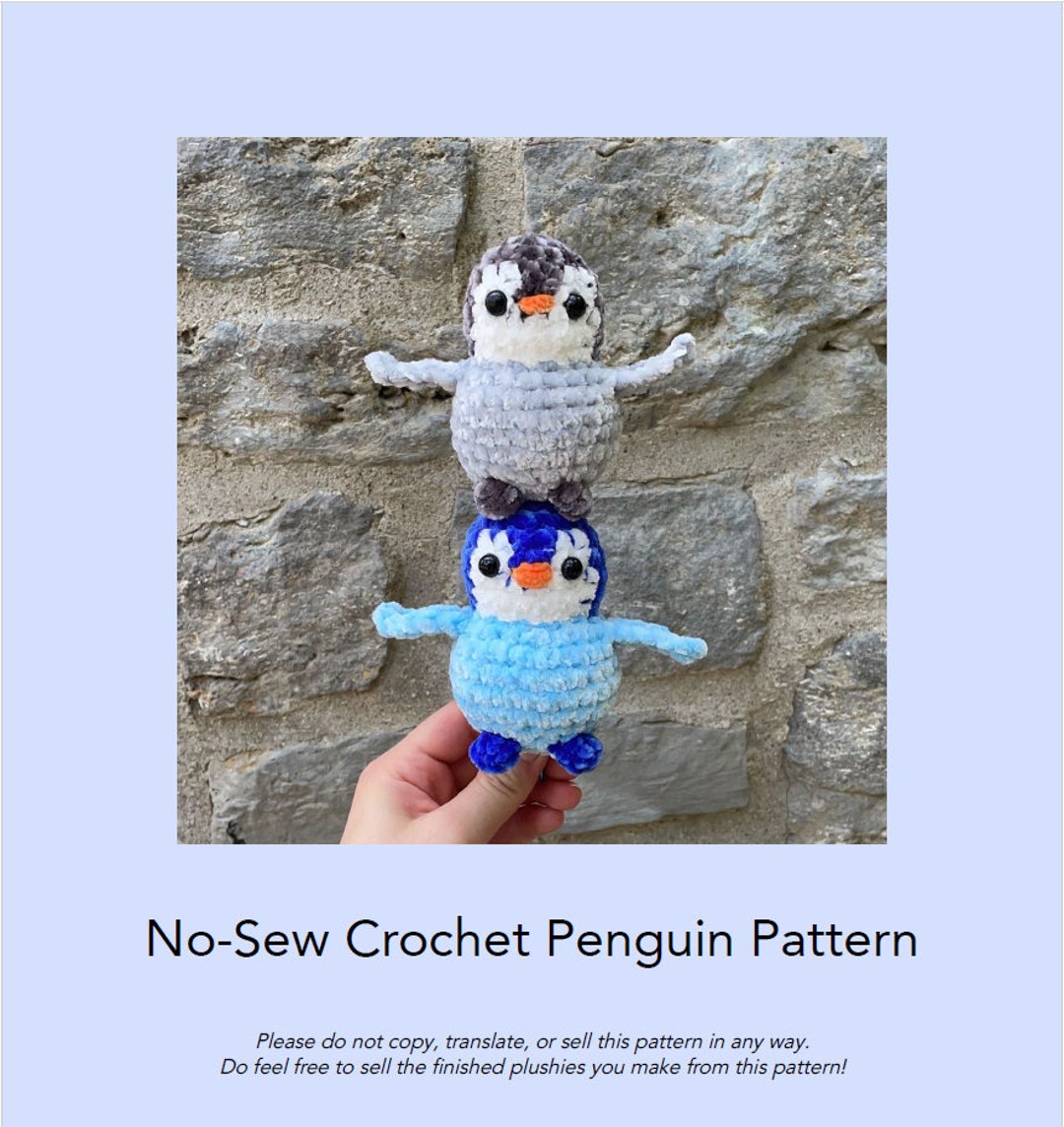 Mini Penguin No-sew Crochet Pattern - Etsy